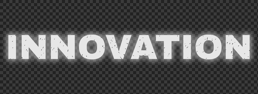 Abstract png word INNOVATION png | Premium PNG Sticker - rawpixel