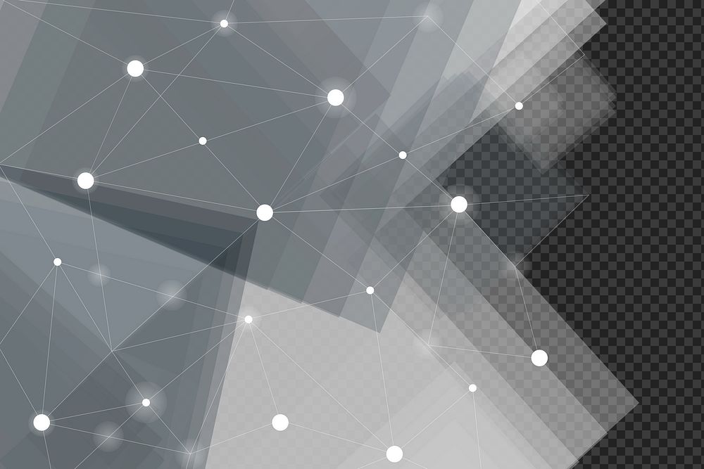 Gray network patterned background layer | Premium PNG - rawpixel
