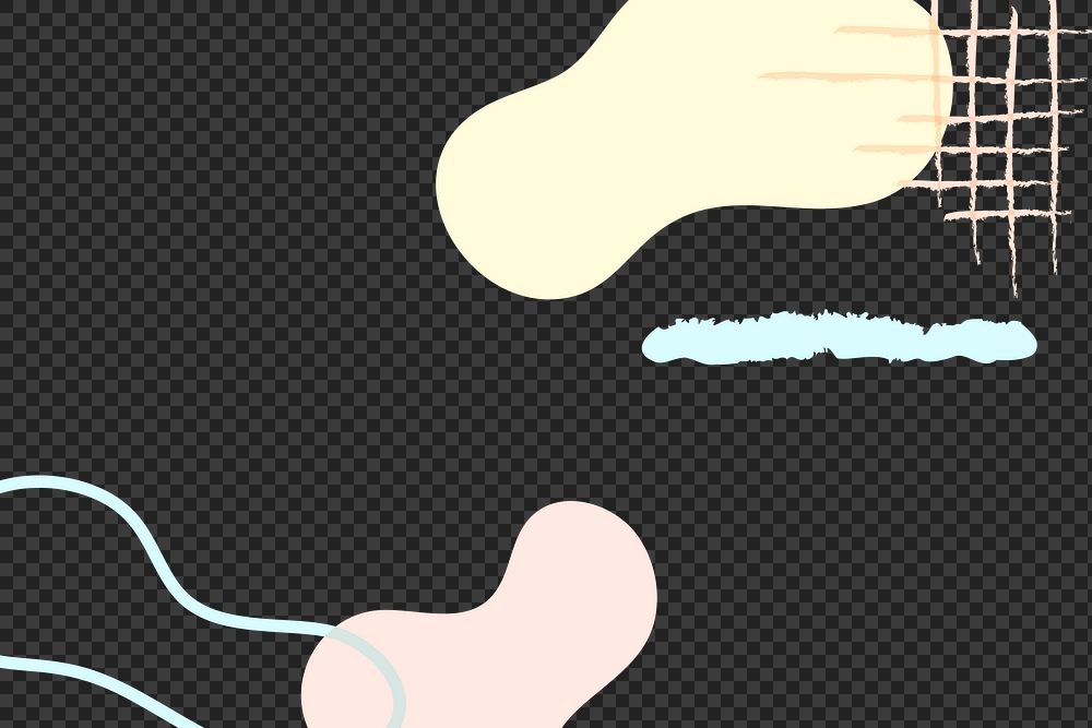 Abstract memphis png transparent background | Premium PNG - rawpixel