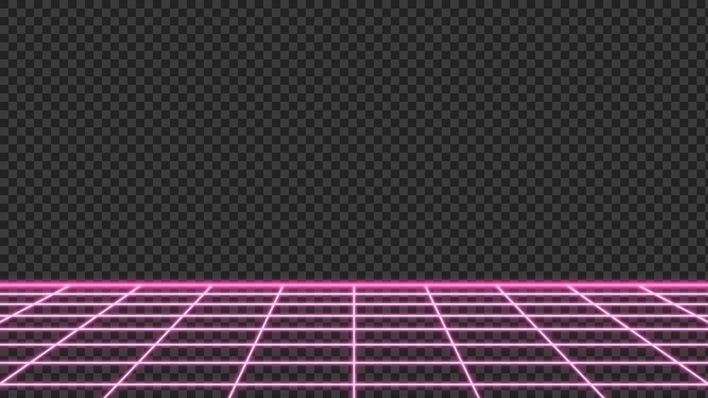 Pink neon synthwave background design | Premium PNG - rawpixel