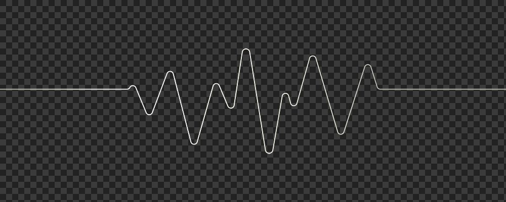 Sound wave png border in white | Premium PNG - rawpixel