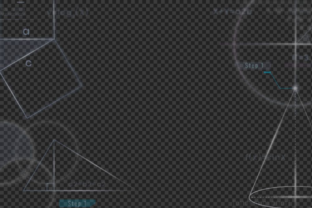 Science png frame, geometric background | Free PNG - rawpixel