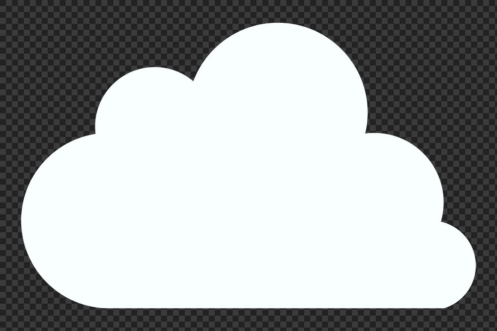 Cloud png flat sticker collage, | Free PNG Sticker - rawpixel