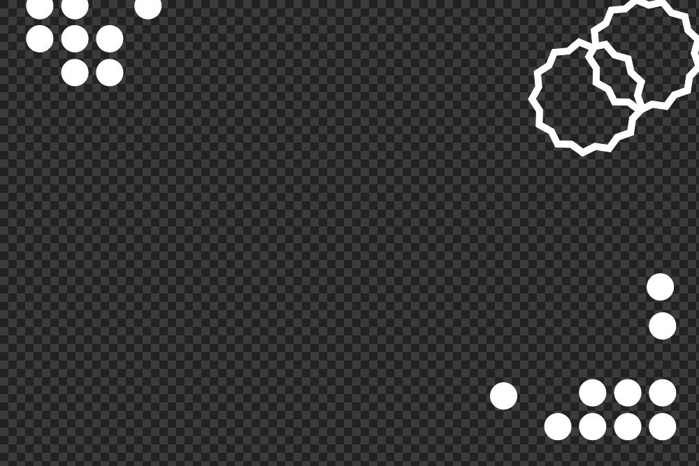 Memphis png funky border background | Free PNG - rawpixel