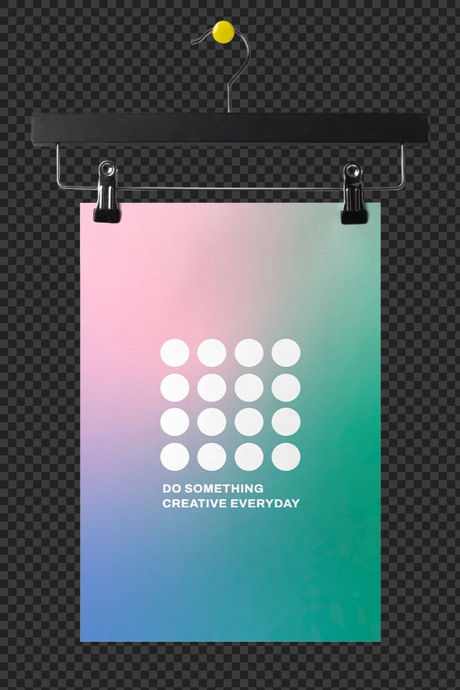 Poster mockup, realistic paper | Premium - rawpixel