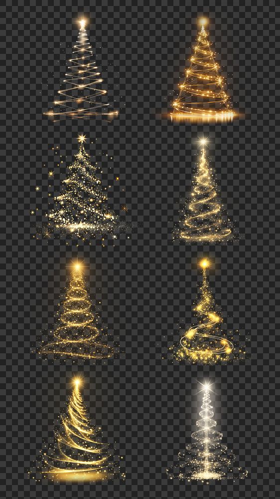 PNG glowing Christmas tree light | Premium PNG - rawpixel