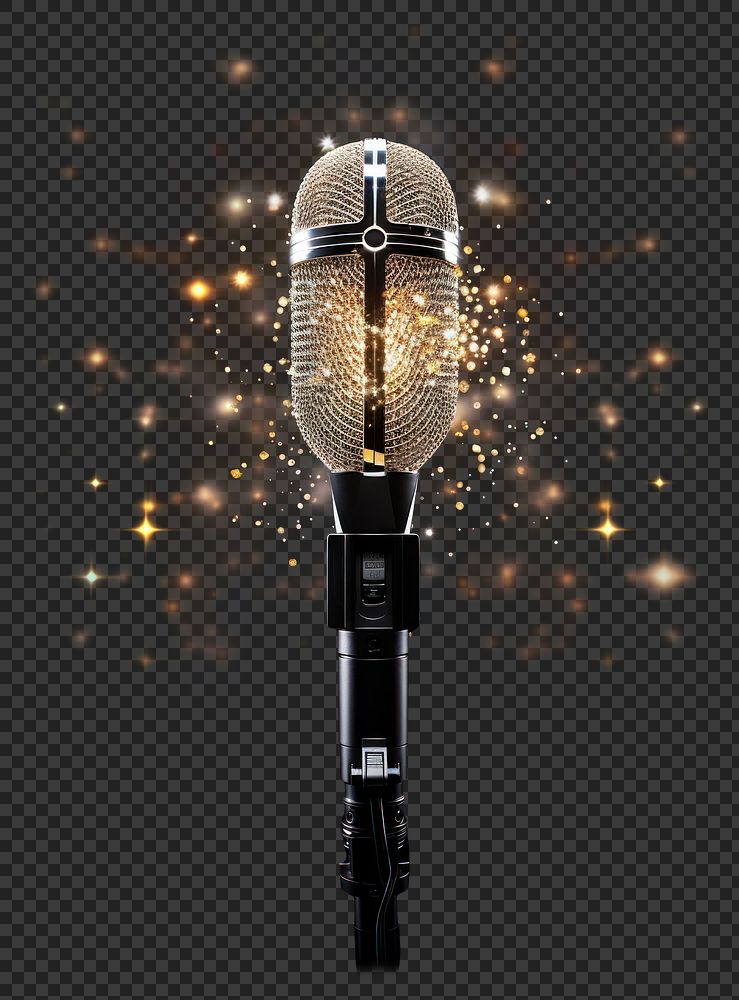 transparent microphone performer astronomy weaponry. | Free PNG - rawpixel