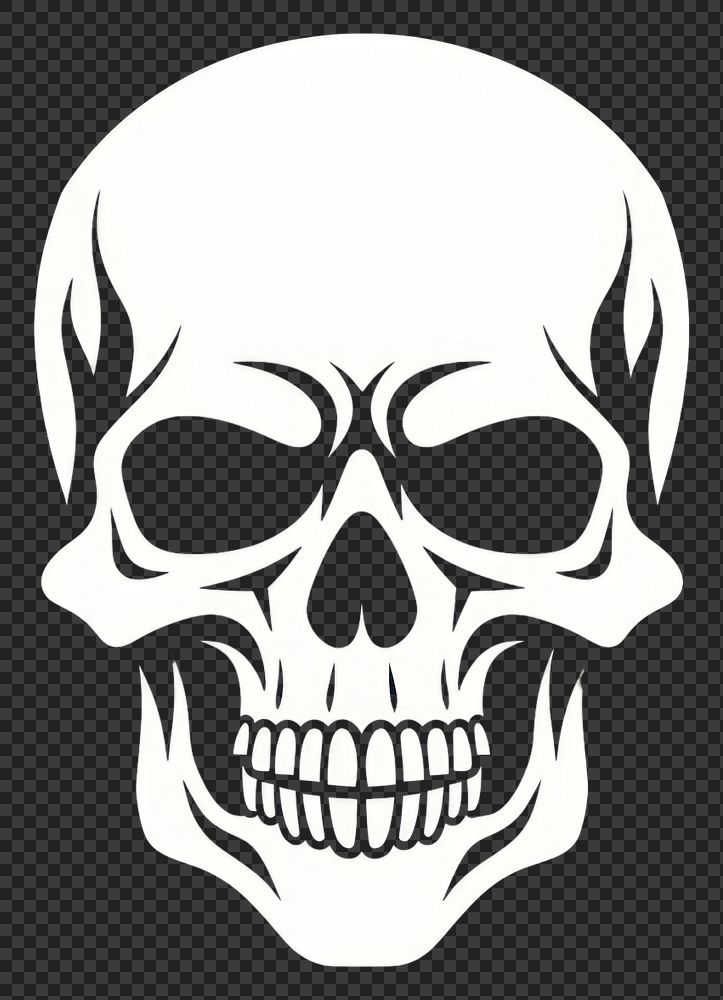 PNG Bold skull design illustration | Free PNG - rawpixel