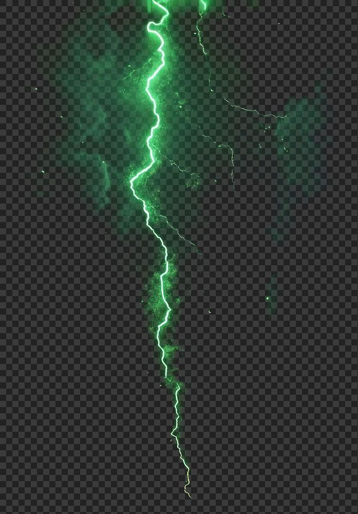 PNG Emerald Green Lightning Bolt | Free PNG - rawpixel
