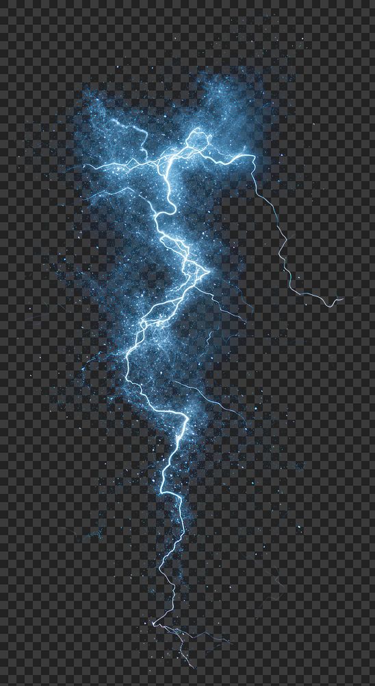 PNG Hologram Lightning lightning storm | Free PNG - rawpixel