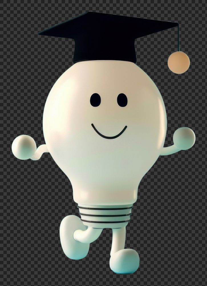 PNG 3d light bulb character | Premium PNG - rawpixel