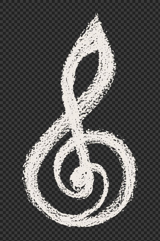 PNG white eighth note symbol | Premium PNG - rawpixel