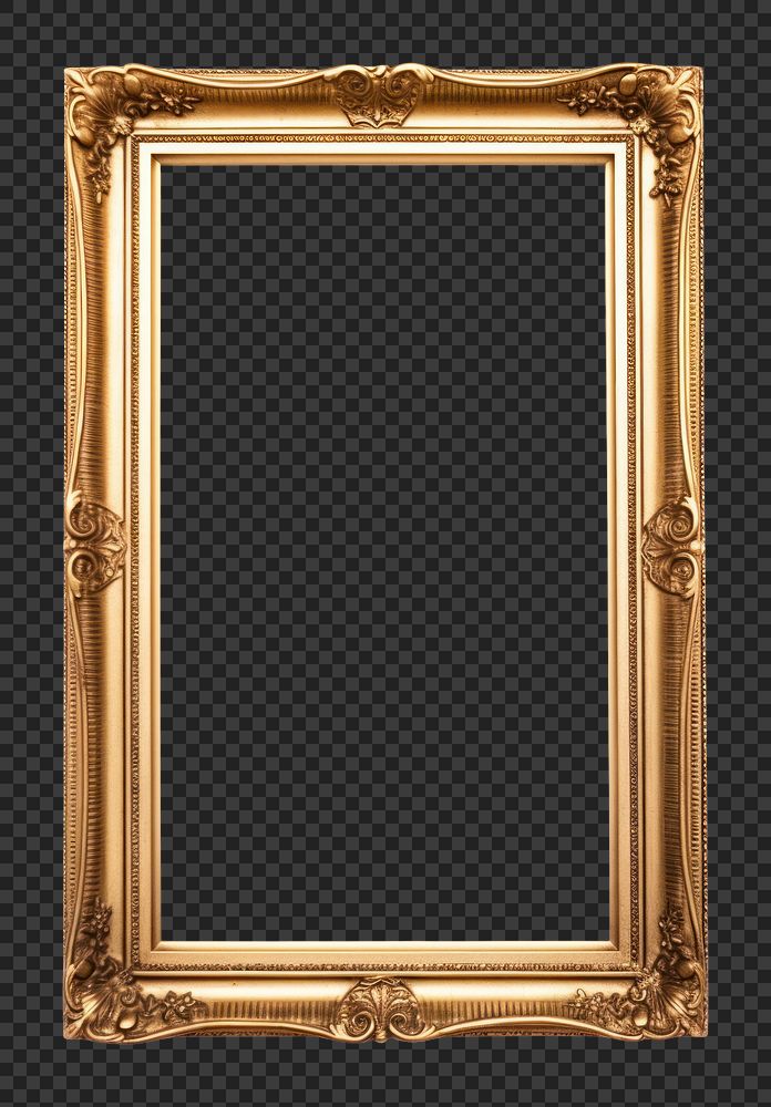 PNG Simple golden frame photo | Free PNG - rawpixel