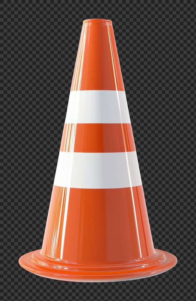 PNG Traffic cone orange construction | Free PNG - rawpixel