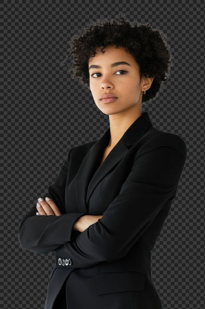 PNG Biracial lady boy business | Premium PNG - rawpixel