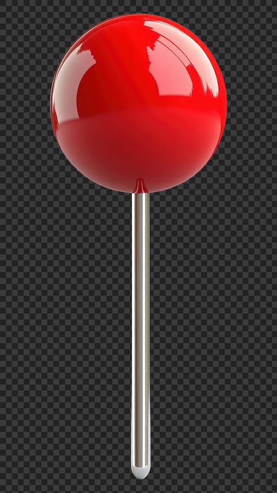 PNG 3d Red pin lollipop | Free PNG - rawpixel