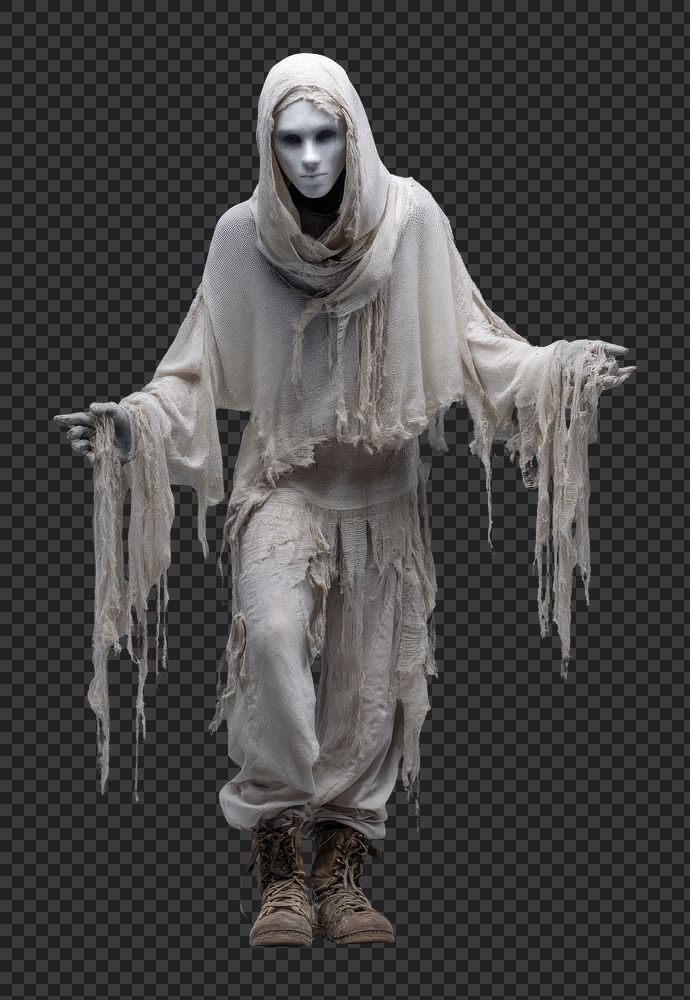 PNG Mysterious figure tattered attire | Free PNG - rawpixel