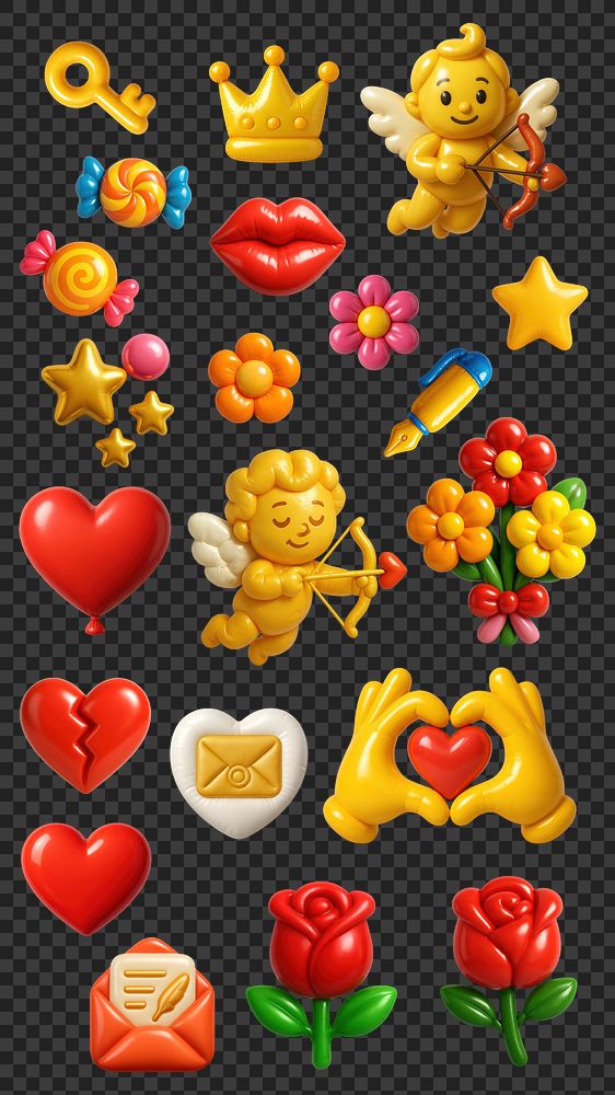 Pencils+set+cute Graphic Images | Free Photos, PNG Stickers, Wallpapers ...