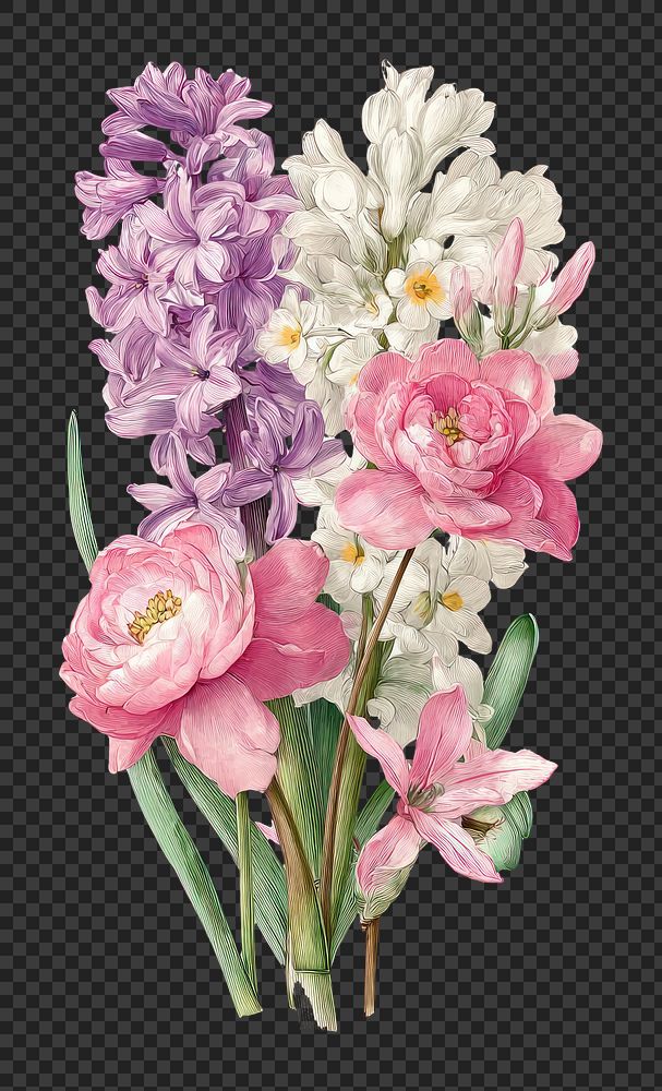 Pink Peony White Background Flowers Images | Free Photos, PNG Stickers ...