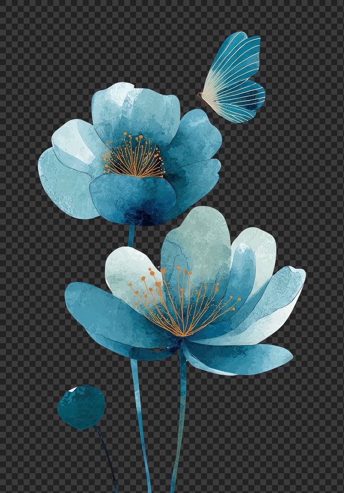 Blue Butterfly Transparent Nature Images | Free Photos, PNG Stickers ...