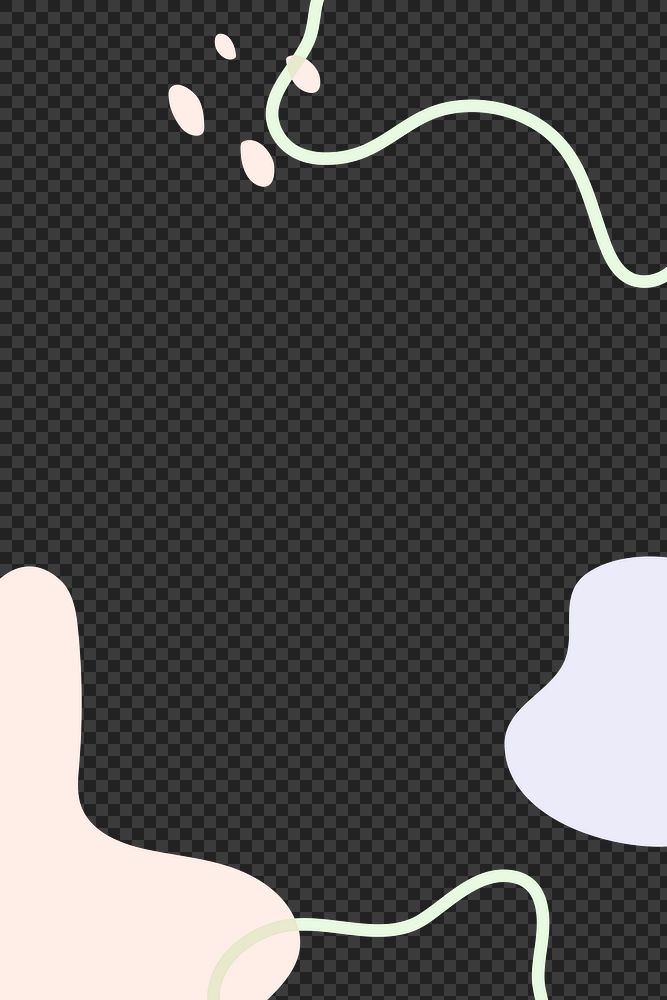 Abstract pastel png border frame, | Premium PNG - rawpixel