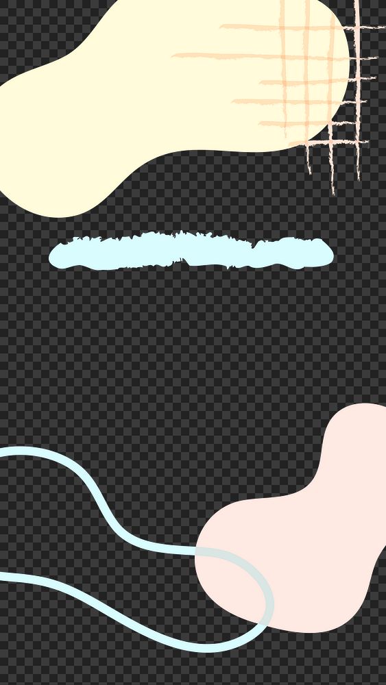 Abstract memphis png transparent background | Premium PNG - rawpixel