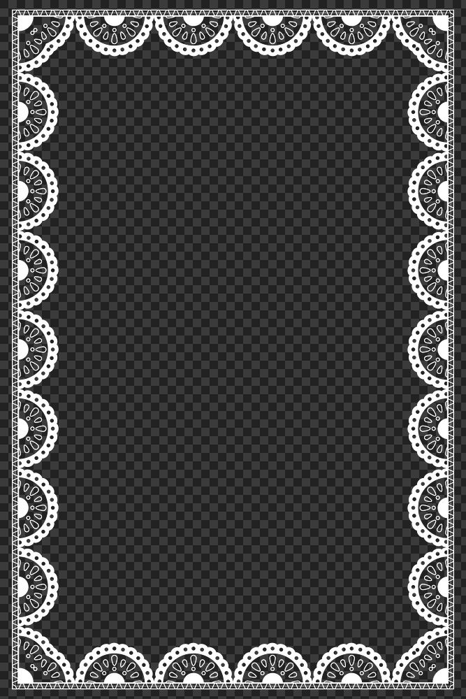 Round lace png frame, vintage | Premium PNG - rawpixel
