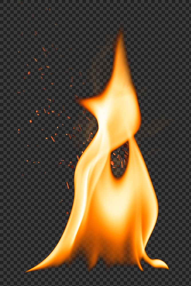 Bonfire flame png sticker, realistic | Premium PNG Sticker - rawpixel