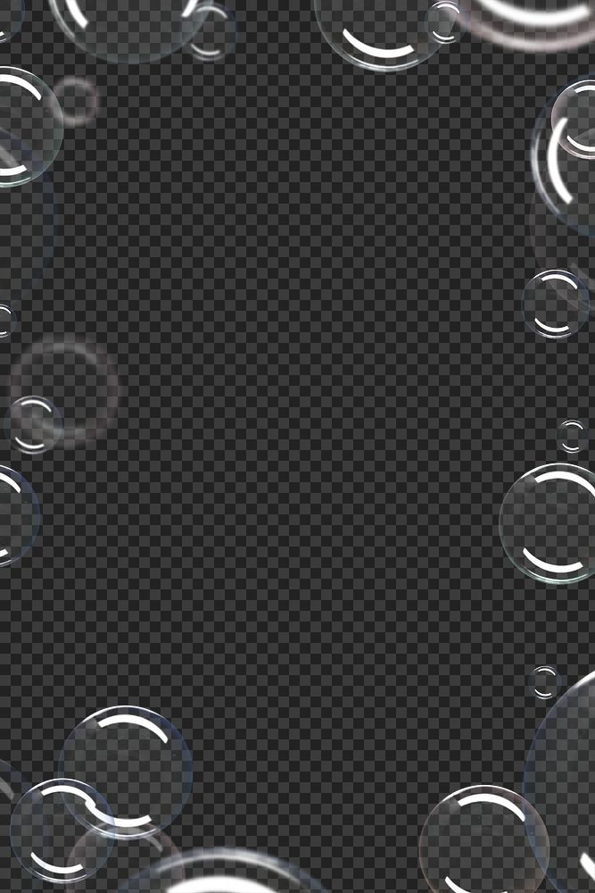 Transparent soap bubble frame design | Free PNG - rawpixel