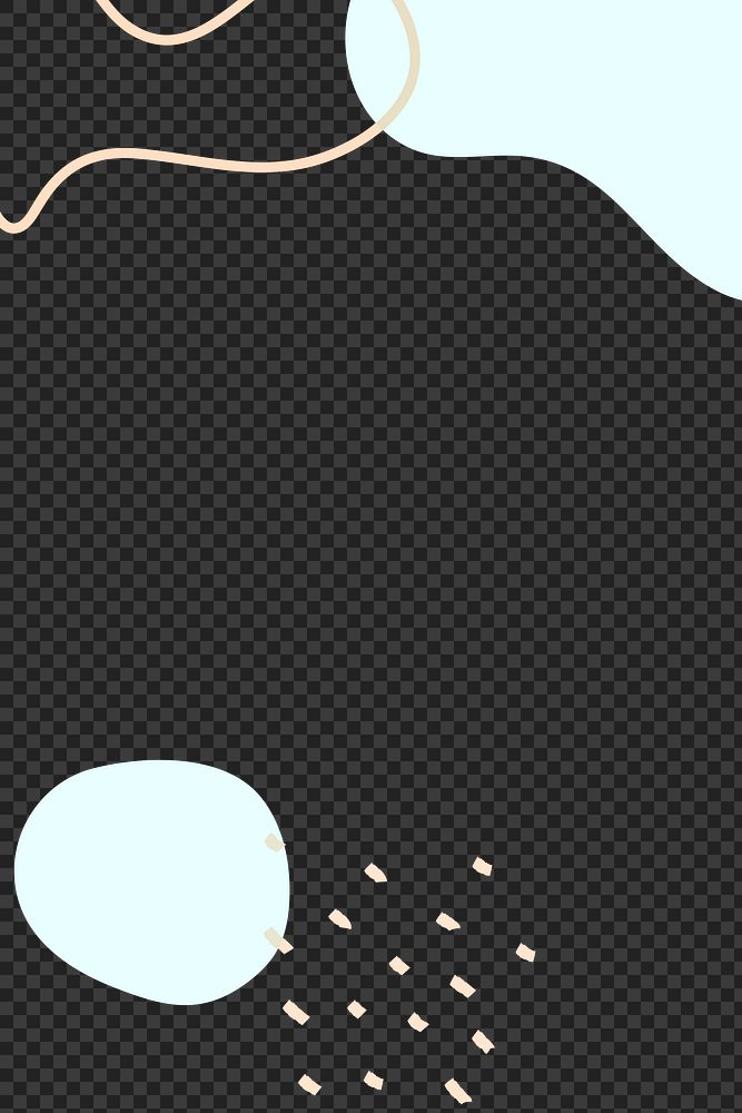 Abstract blue png border frame, | Free PNG - rawpixel