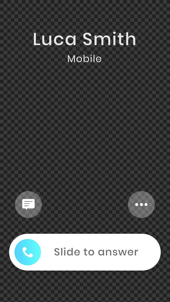 Png slide to answer call | Free PNG Sticker - rawpixel