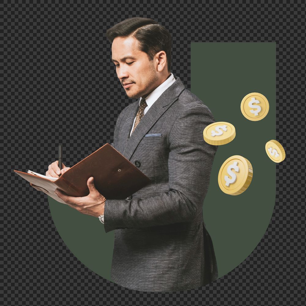 Png business income editable element | Premium - rawpixel