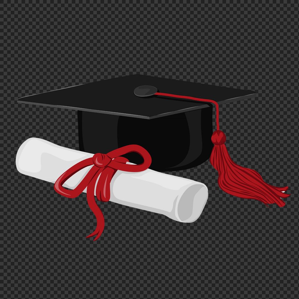 Education graduation png element, aesthetic | Premium - rawpixel