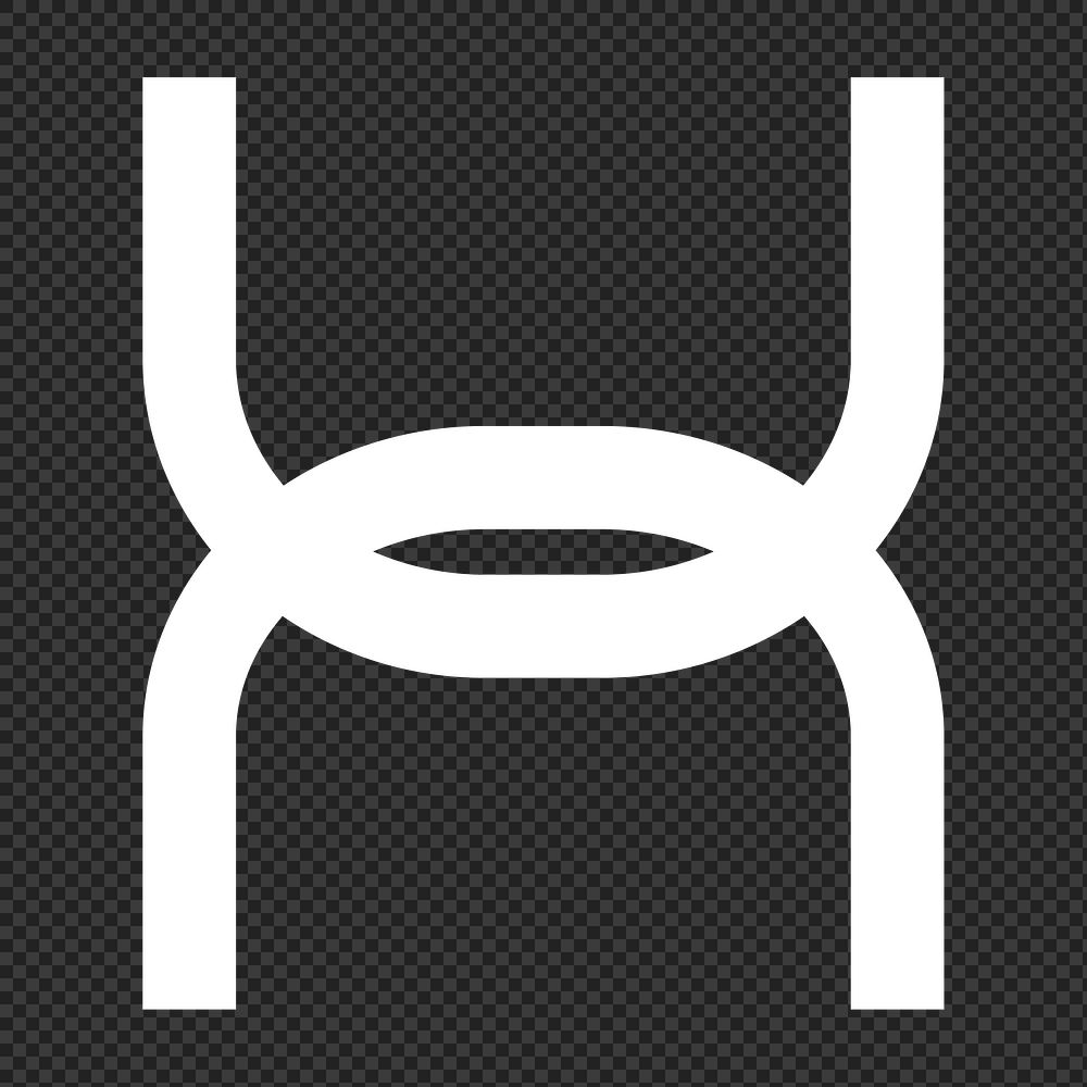 Letter H png abstract shaped | Free PNG - rawpixel