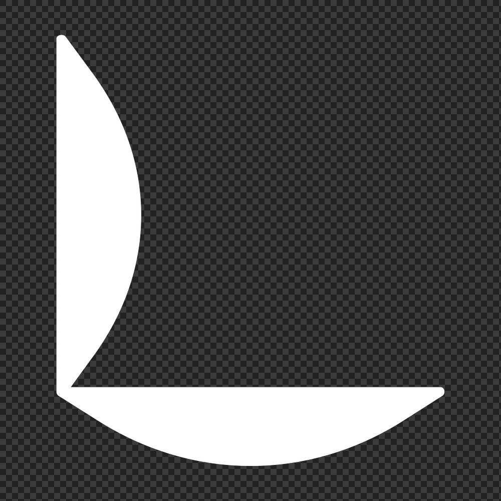 Letter L png abstract shaped | Free PNG - rawpixel