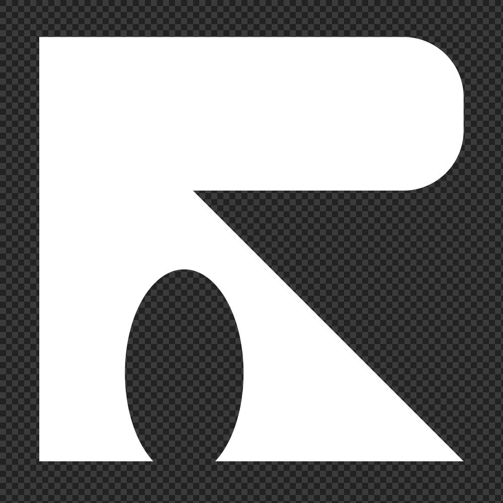 Letter R png abstract shaped | Free PNG - rawpixel