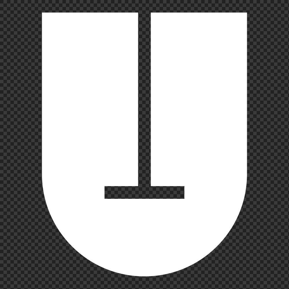 Letter U png abstract shaped | Free PNG - rawpixel
