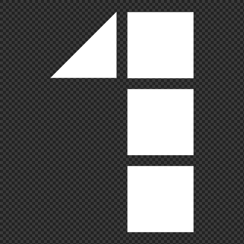 Number 1 png abstract shape, | Free PNG - rawpixel