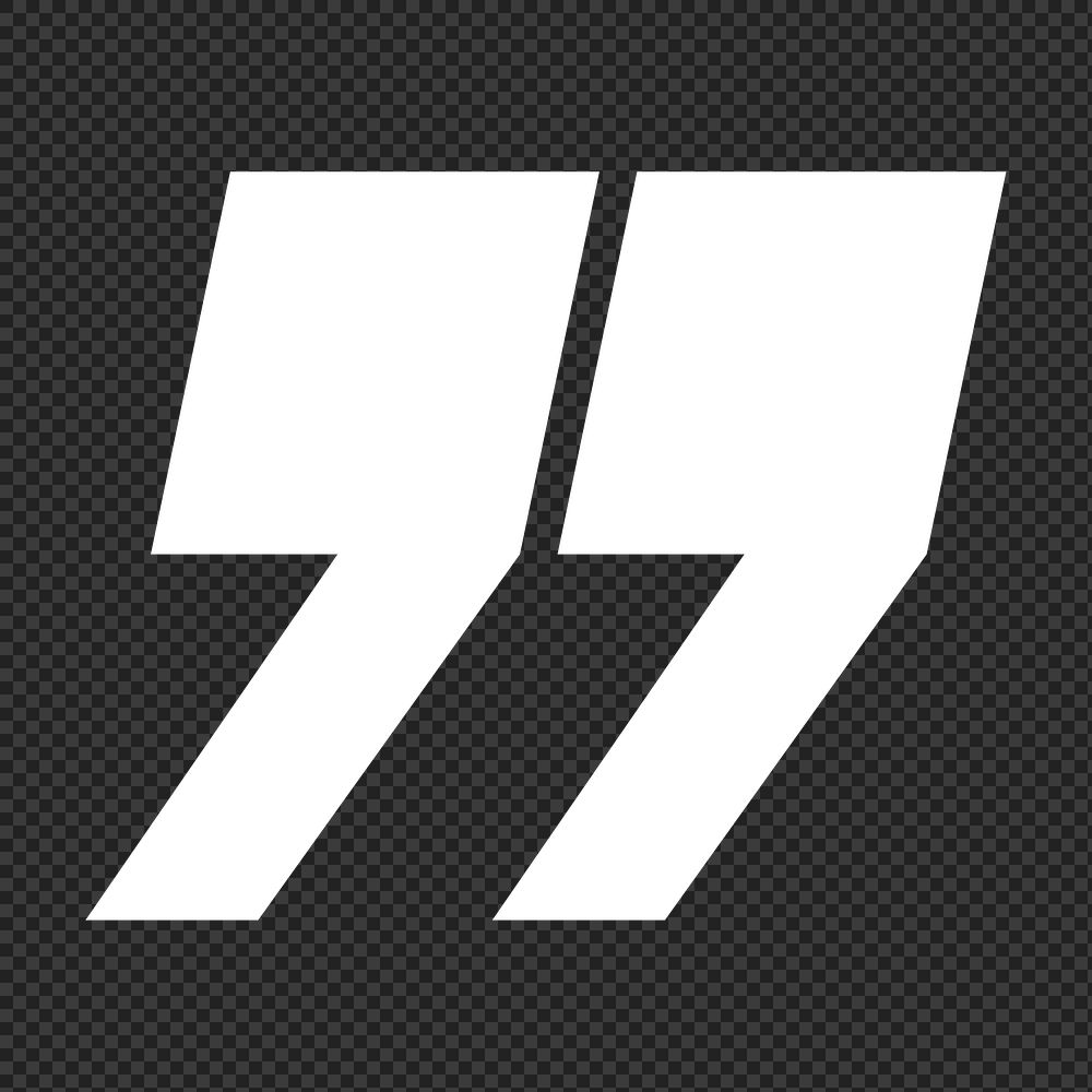 Quotation marks sign png abstract | Free PNG - rawpixel