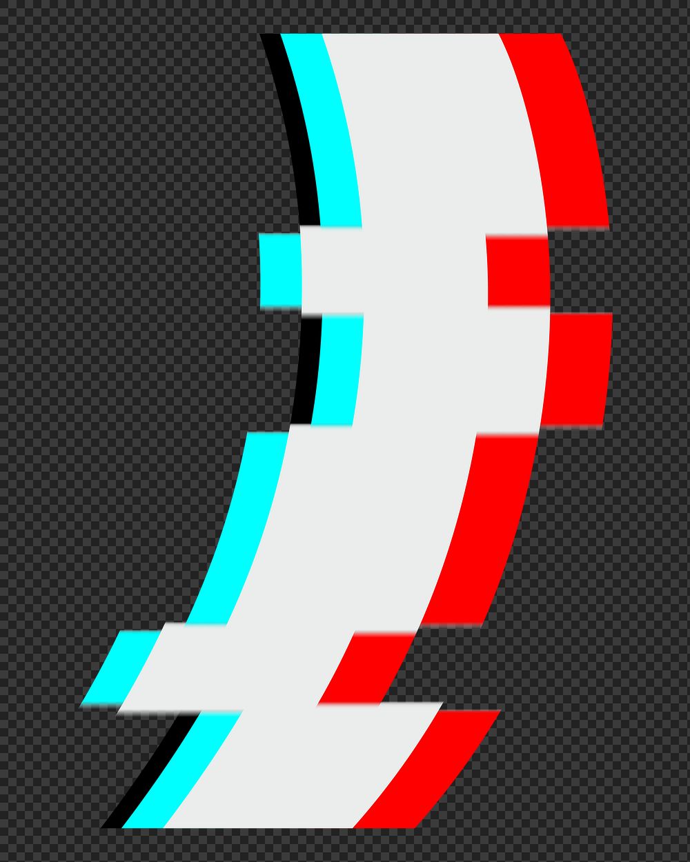 Parentheses png glitch sign, transparent | Premium PNG - rawpixel