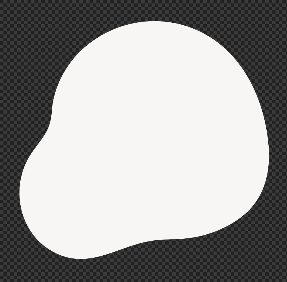 PNG blob shape icon white | Premium PNG - rawpixel