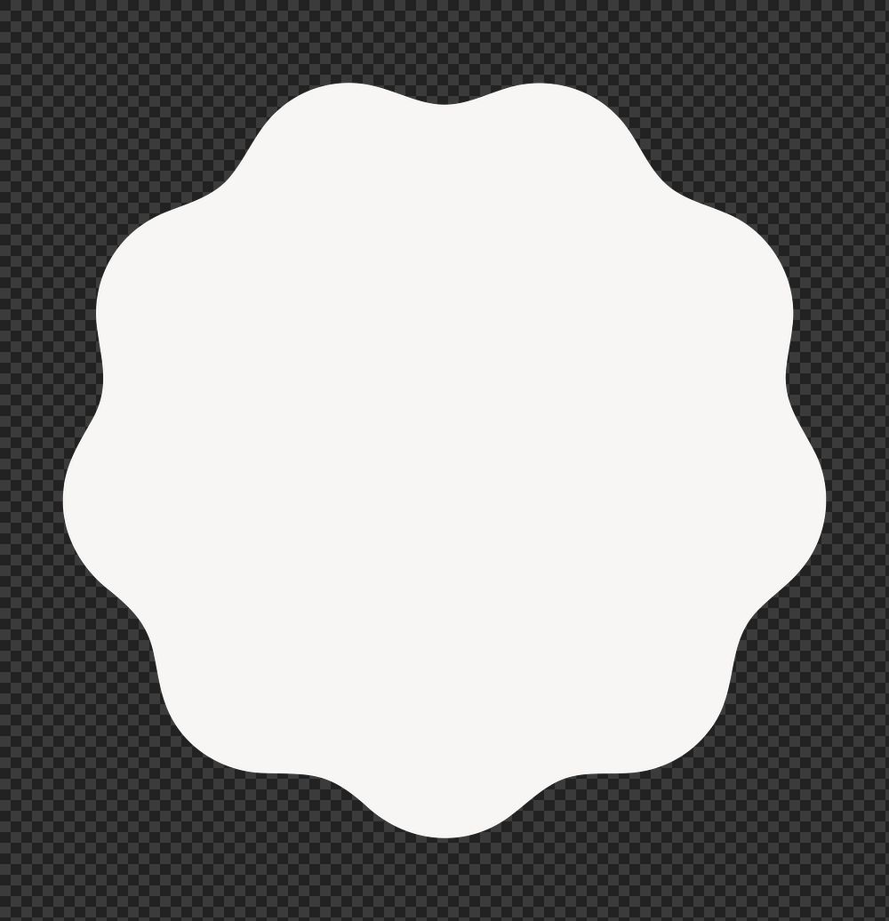 PNG badge icon white, transparent | Premium PNG - rawpixel