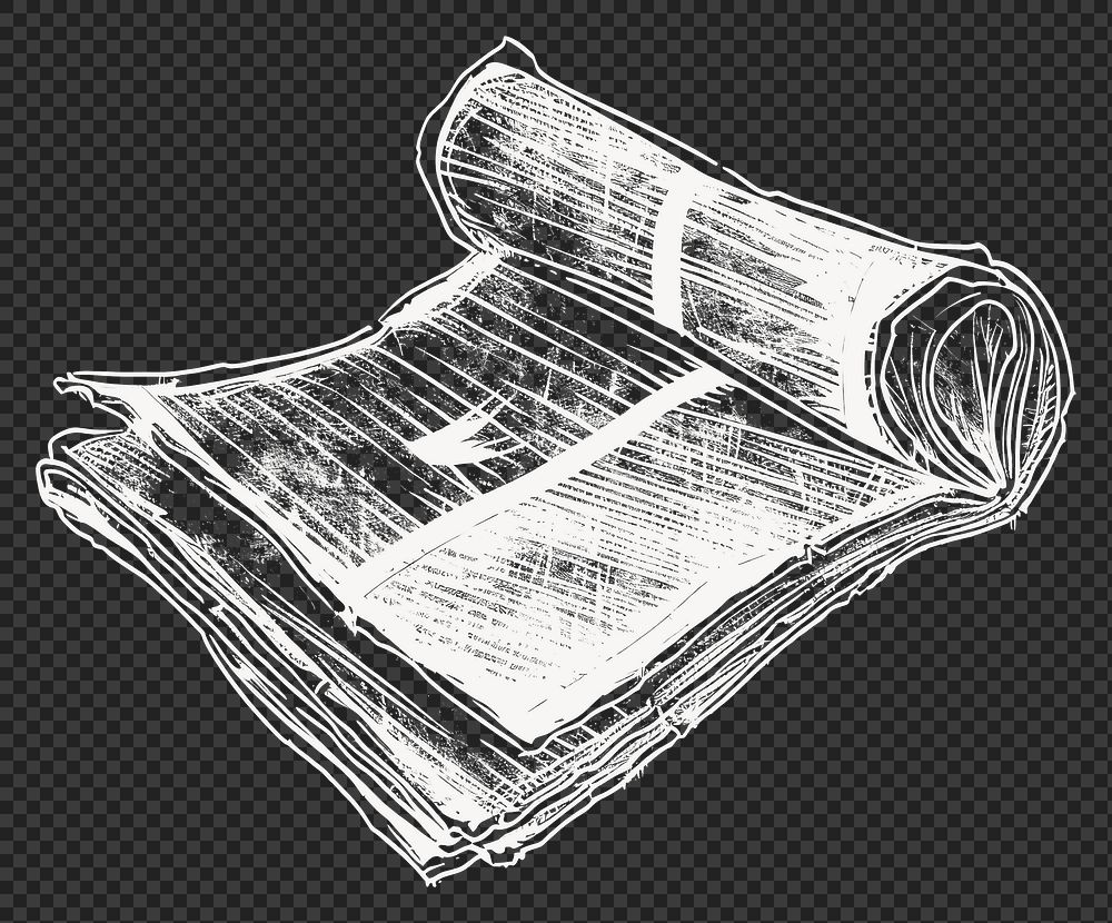PNG Simple newspaper icon art | Free PNG - rawpixel