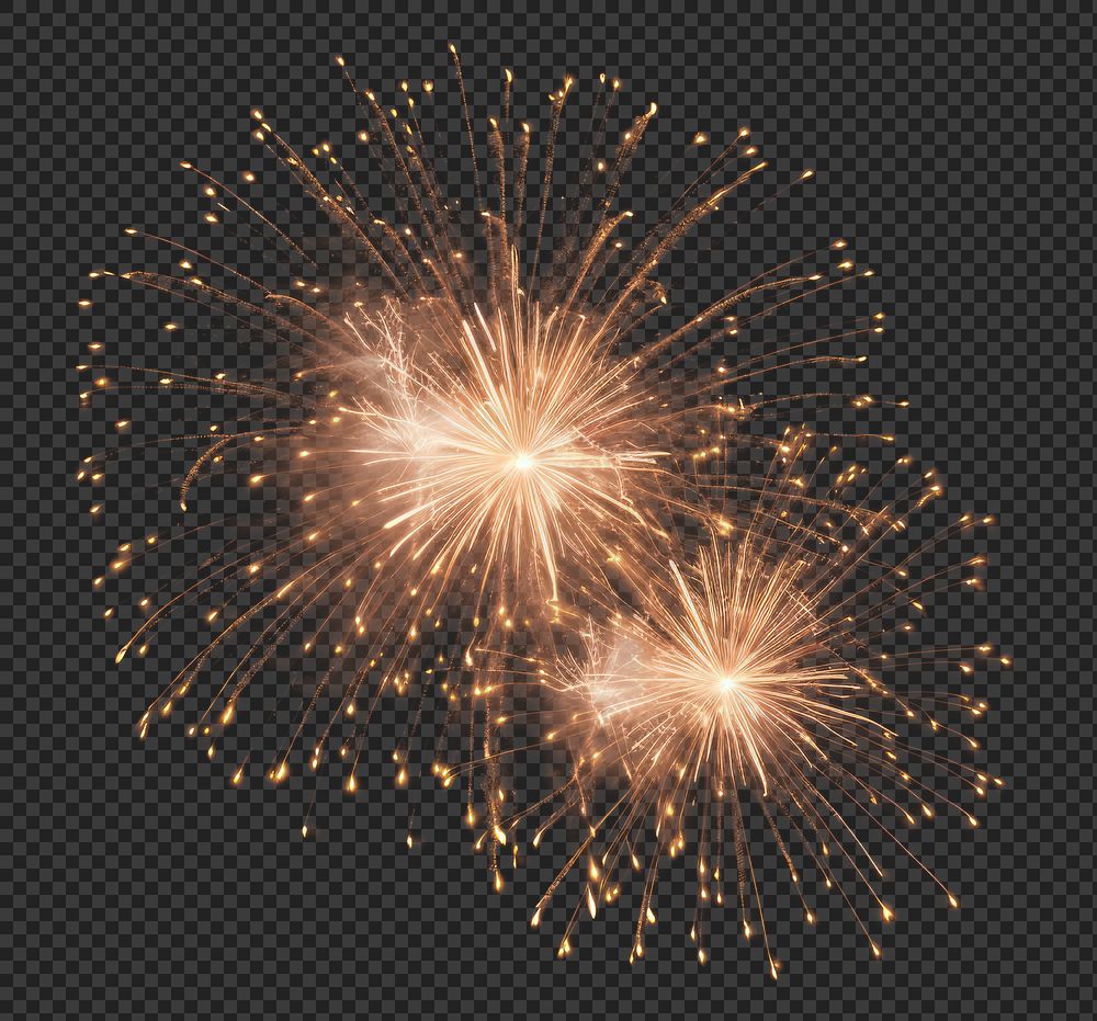 PNG Bright fireworks night sky | Premium PNG - rawpixel