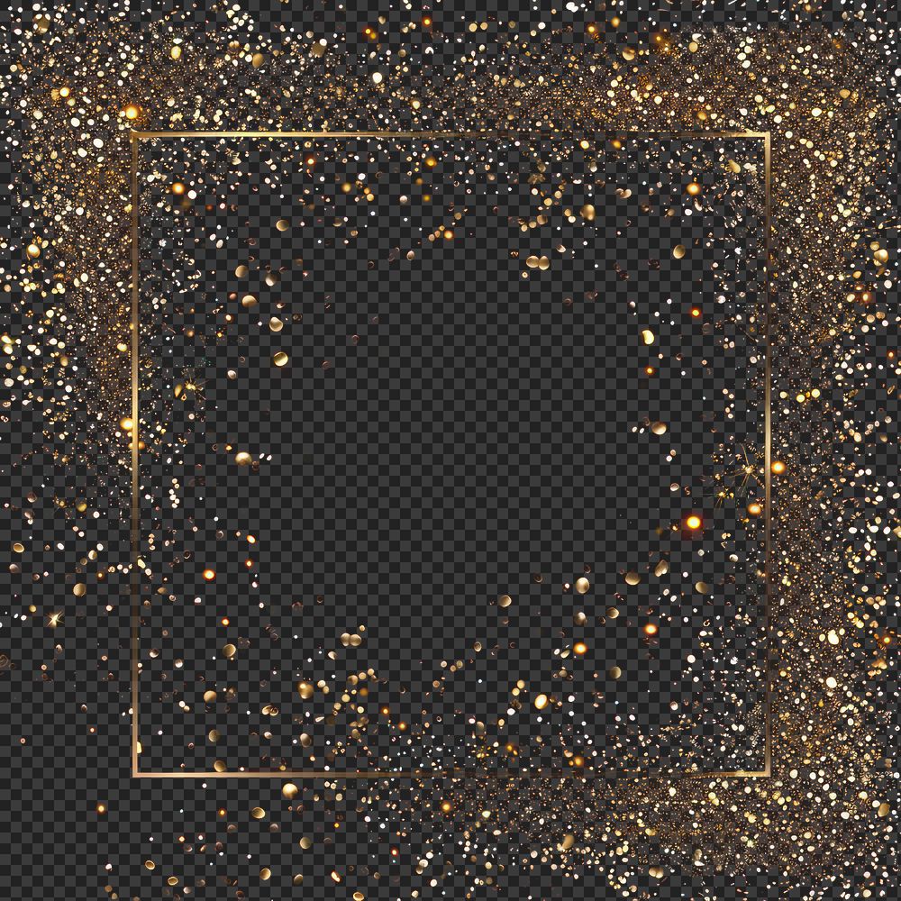 PNG Confetti frame sparkle light | Free PNG - rawpixel