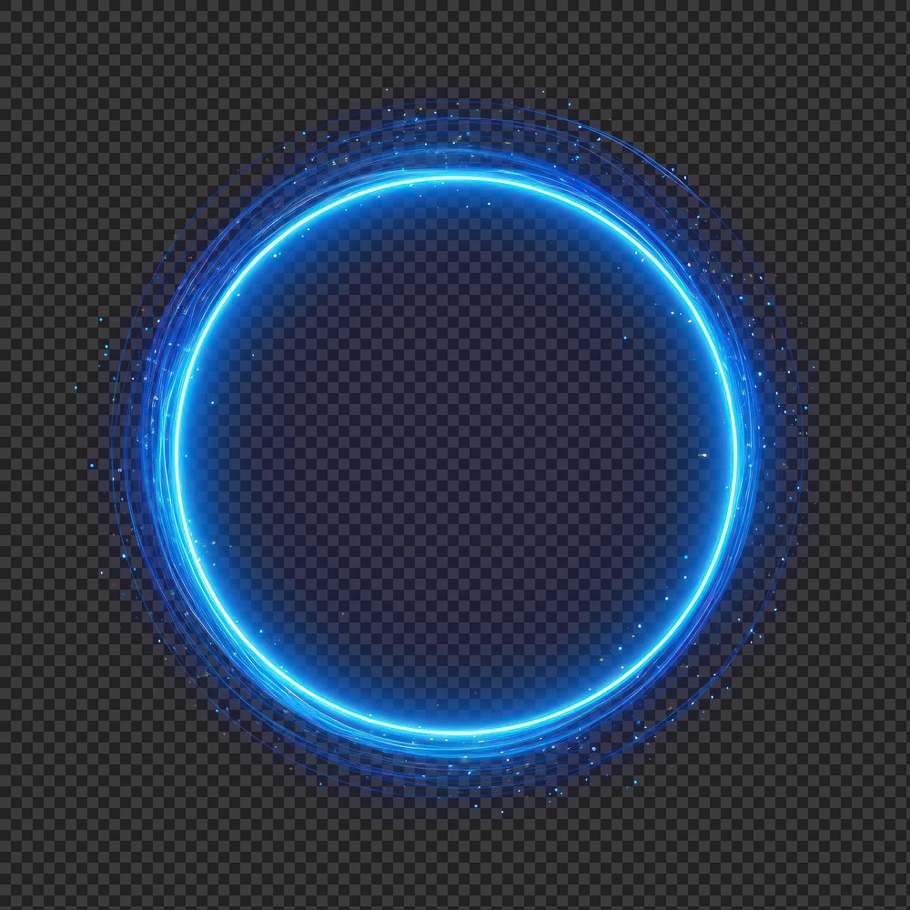 PNG Blue light ring effect | Free PNG - rawpixel