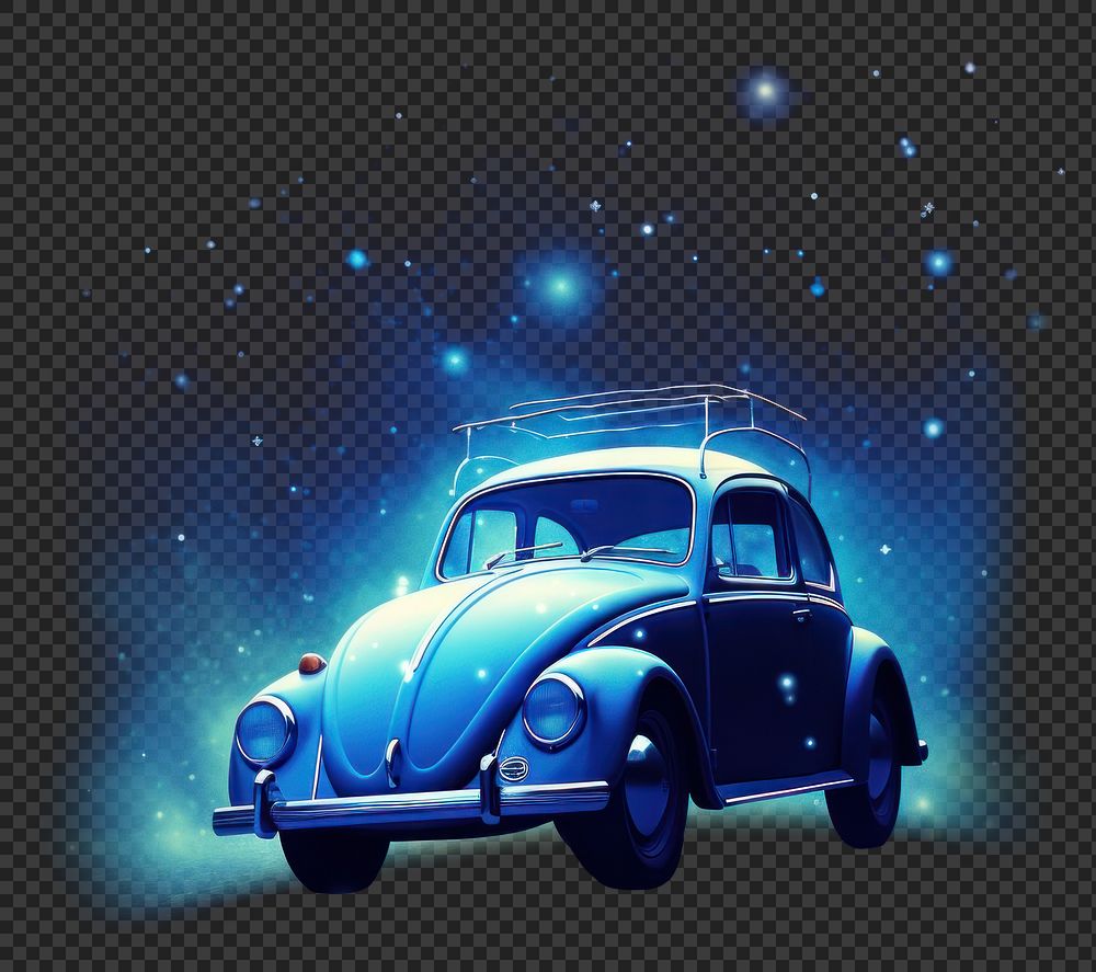 car model formed shimmering stars | Free PNG - rawpixel