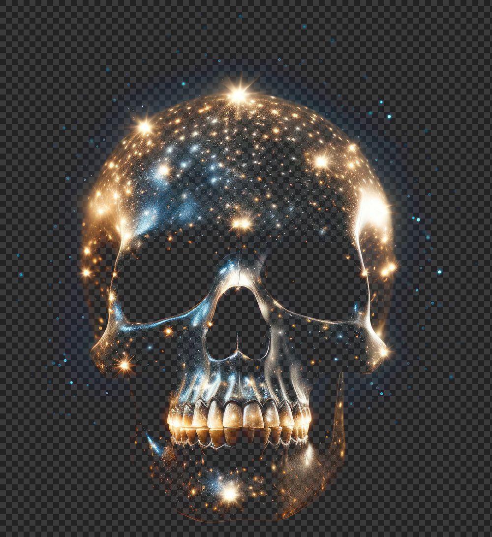 transparent human skull astronomy outdoors | Free PNG - rawpixel