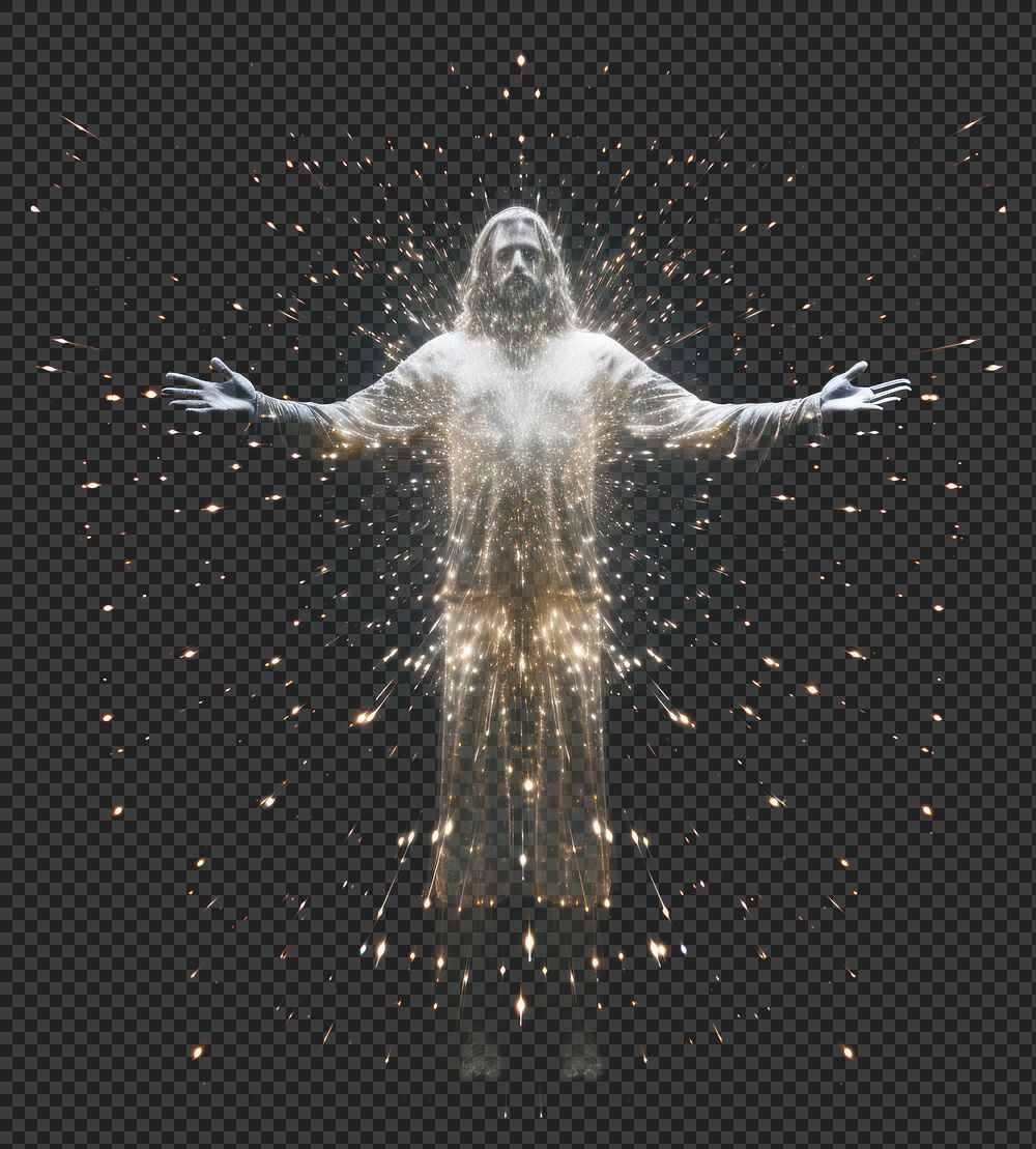 transparent Jesus light photography fireworks | Premium PNG - rawpixel