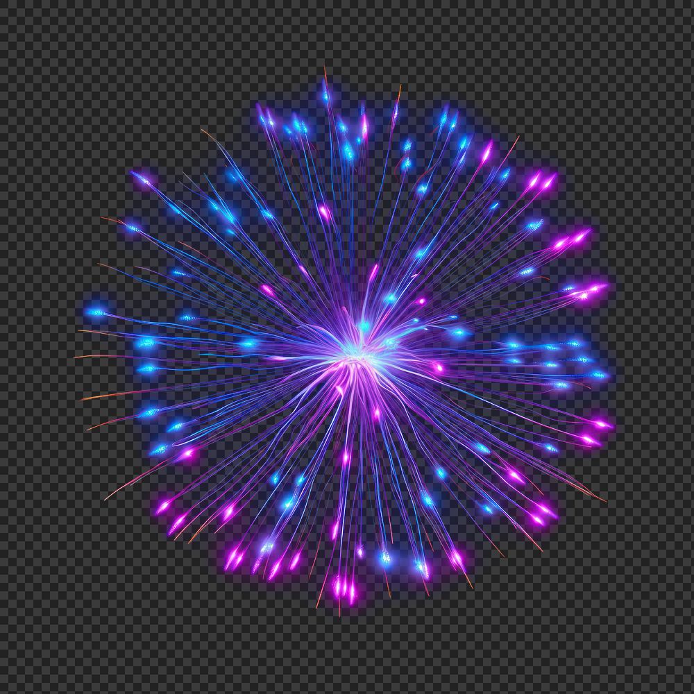 PNG Neon small fireworks light | Premium PNG - rawpixel